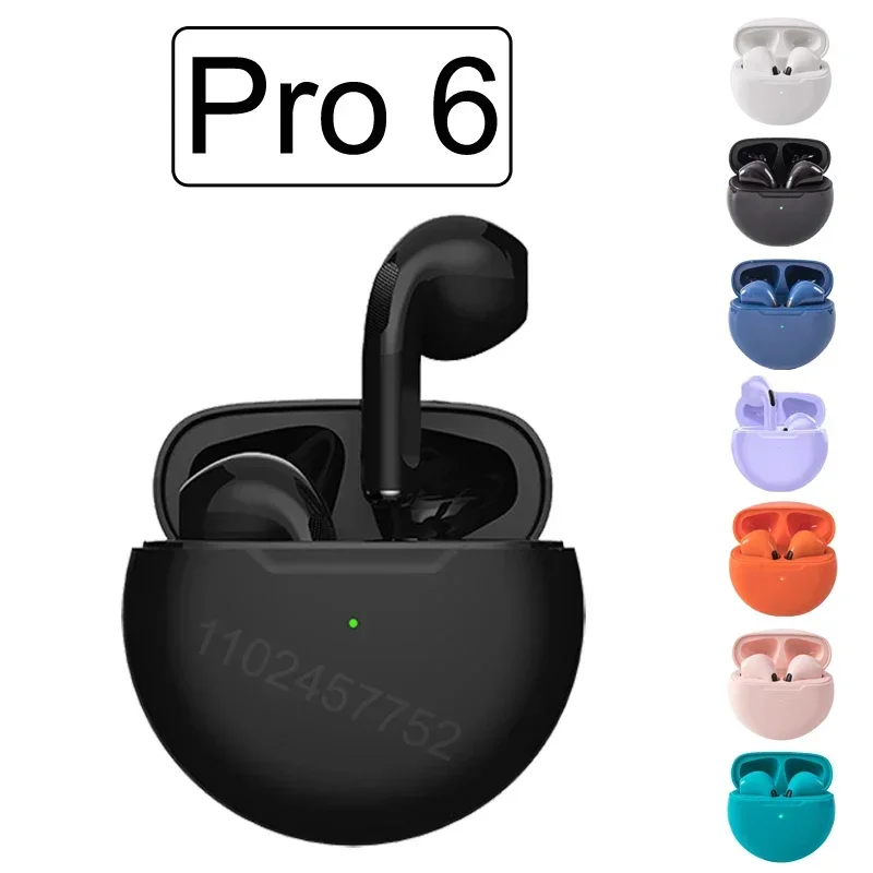 Auriculares-TWS-Pro-6-inal-mbricos-por-Bluetooth-cascos-deportivos-con ...