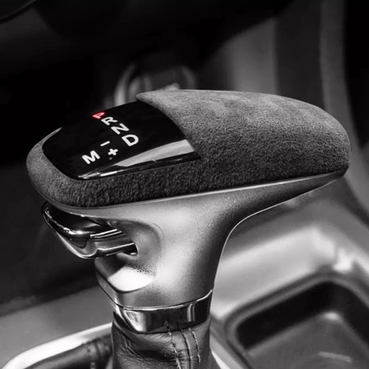Suede Leather Shift Knob Cover Collar for Dodge Durango SRT, Charger ...