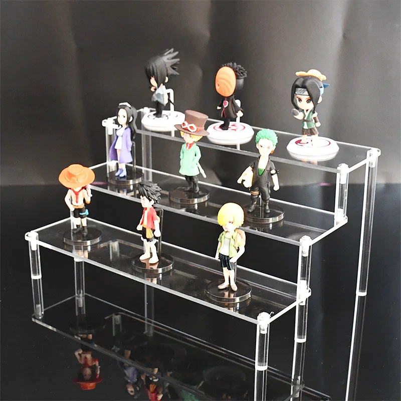 Clear-Acrylic-Display-Stand-For-Anime-Figures-Cupcake-Shelf-Organizer ...