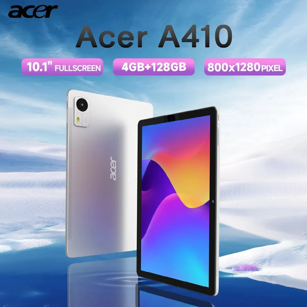 Acer Smart Tablet A410 LTE Bluetooth 5.0 High Appearance and Performance Battery 6000MAH ...