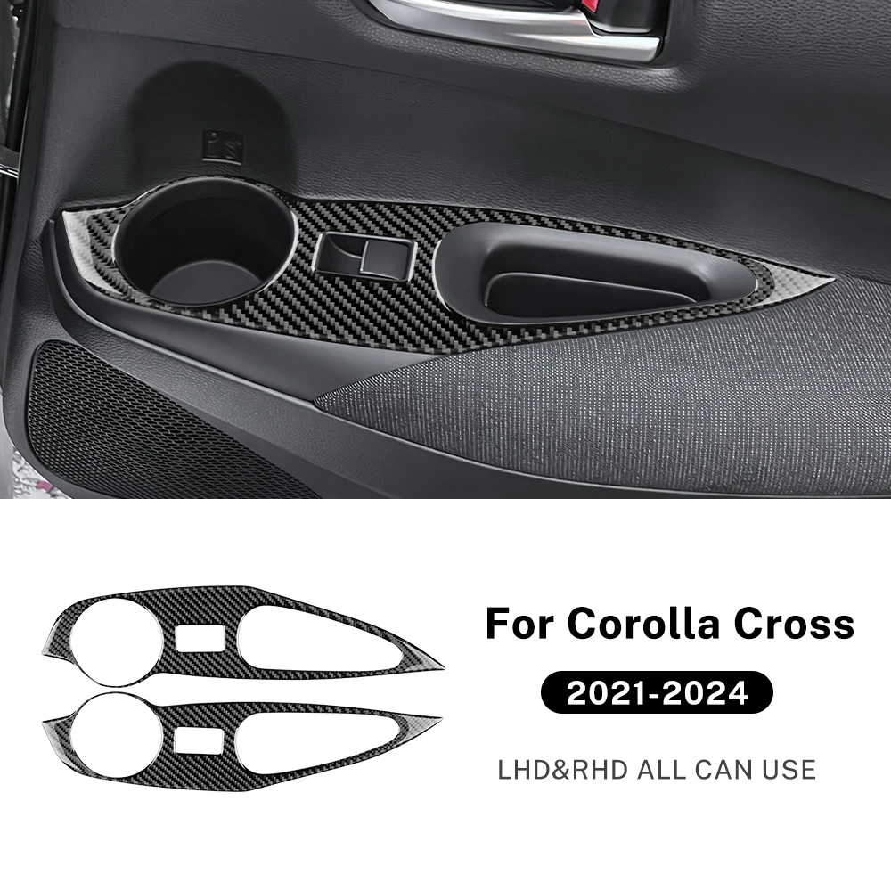 Real Soft Carbon Fiber Sticker For Toyota Corolla 2021 2022 2023 2024 ...