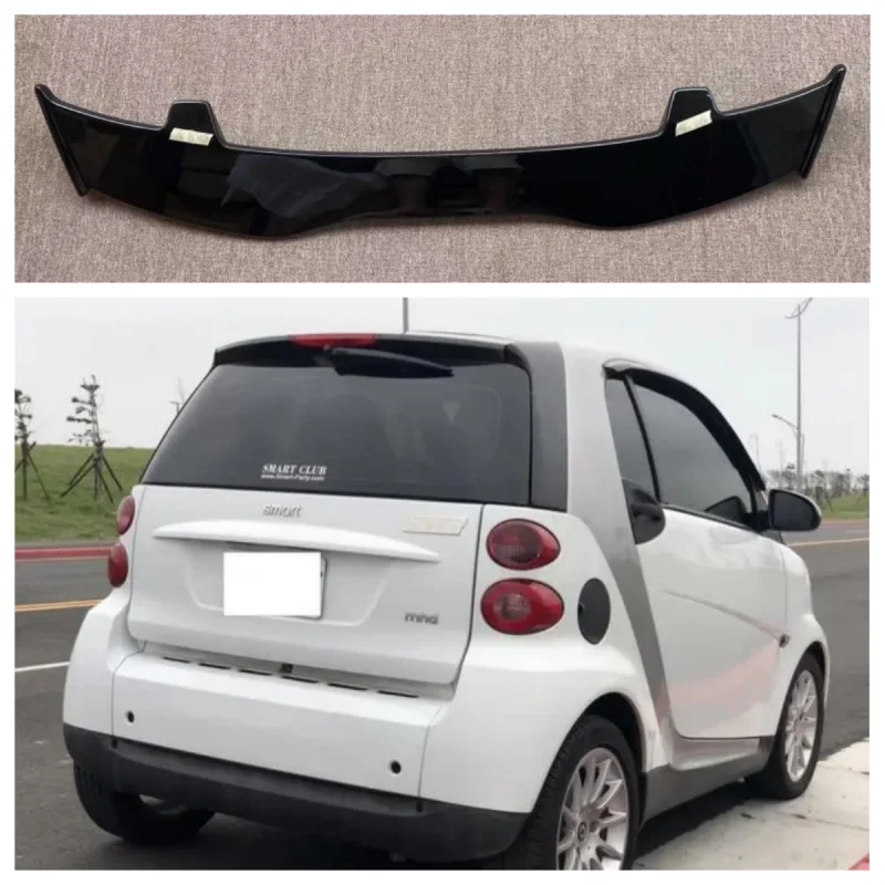 For Merced-Benz Smart Fortwo 451 Spoiler High Quality ABS Material Rear ...