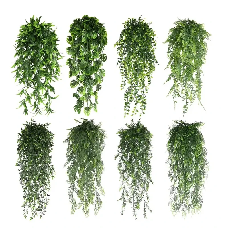 90cm hojas de helecho persa enredaderas decoración de la habitación del ...