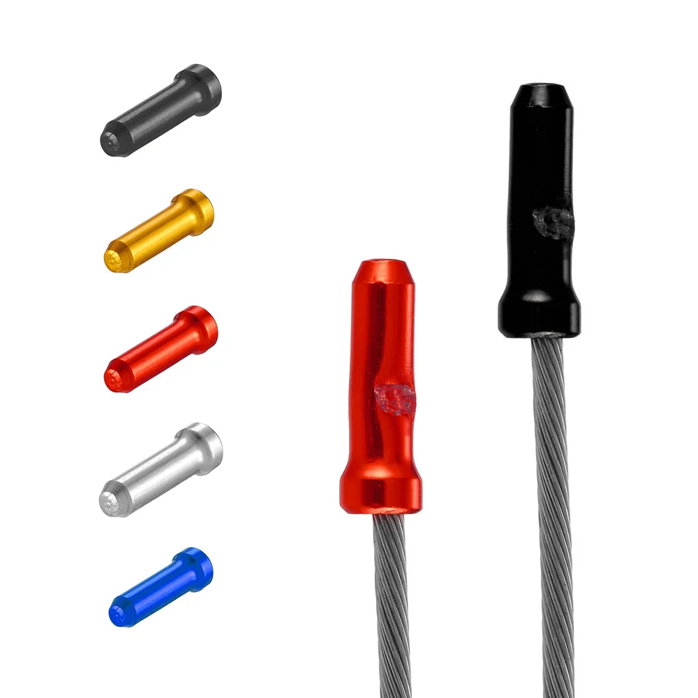 Bicycle-Brake-Shifter-Cable-Tips-Aluminum-Brake-Line-Derailleur-Shift ...