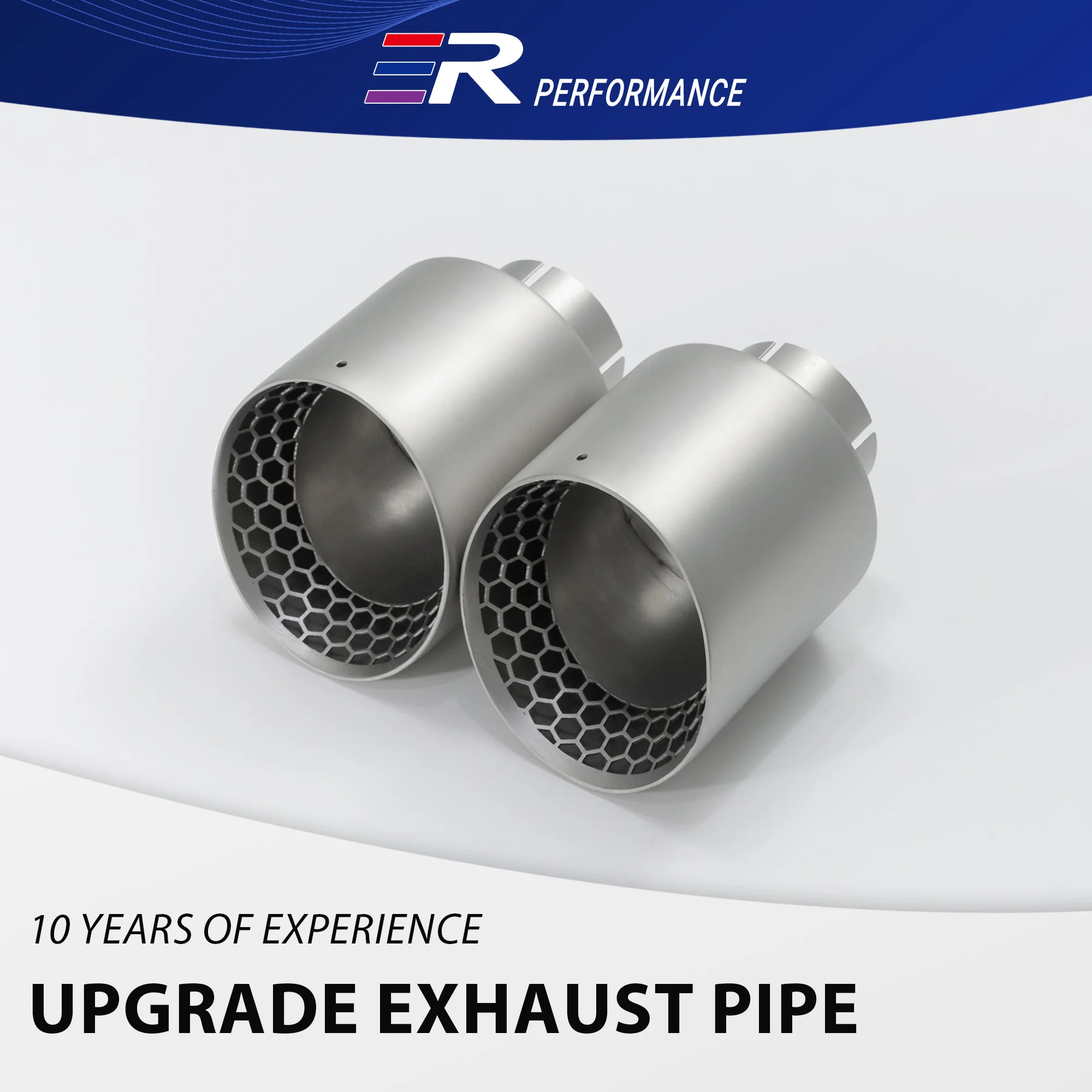 ER-Car-accsesories-Upgrade-Honeycomb-Design-Exhaust-Tip-Matte-304 ...
