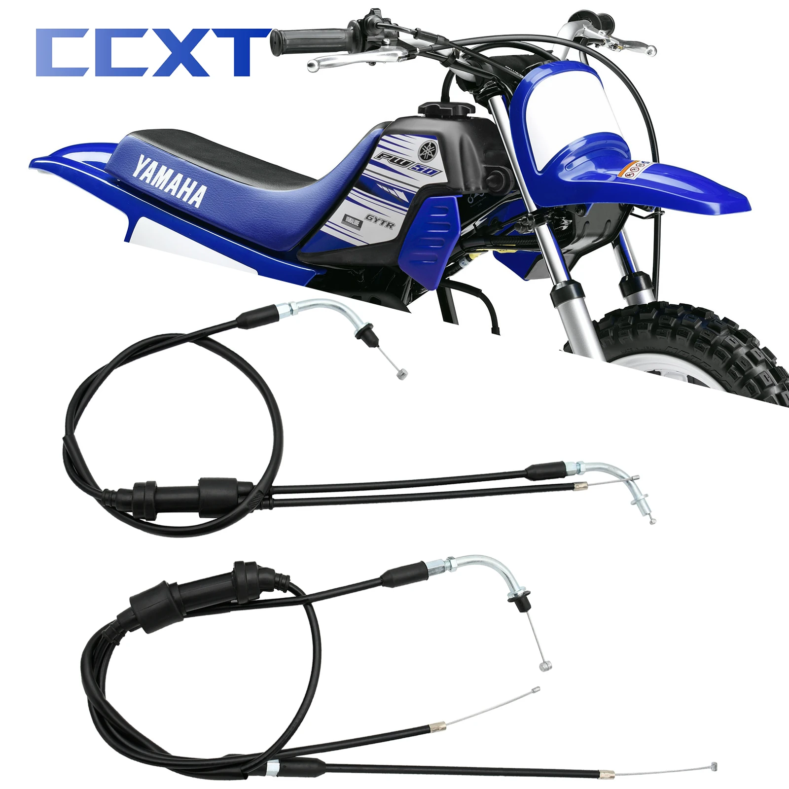 Motorcycle-Throttle-Cable-For-Yamaha-PY-PW-BW-PY50-Peewee-50-PW50-Y ...