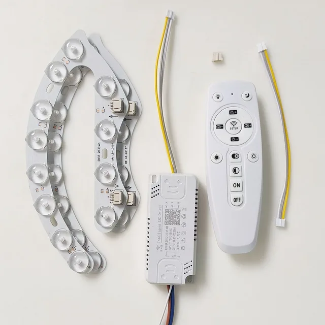 Led module light includes 2.4G remote control driver for replacement of ...