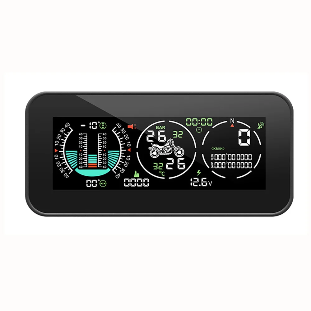 Motorcycle-F3-3-in-1-Tire-Pressure-Monitor-GPS-Speedometer-Head-Up ...