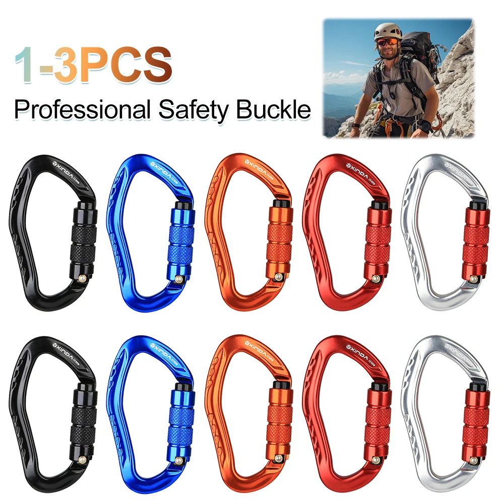 Rock Climbing Carabiner Carabiner Clips Multi-Function Heavy Duty ...