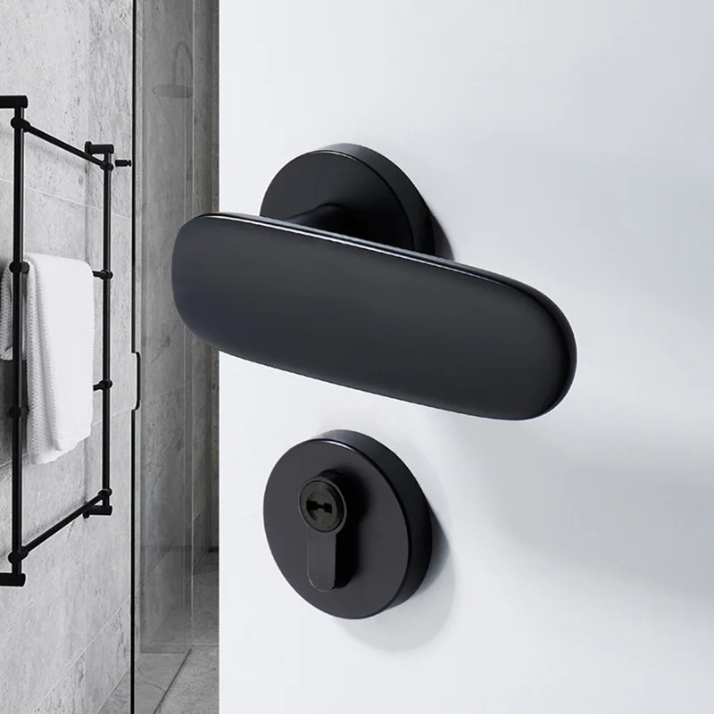 Indoor-Door-Locks-Household-Locks-Solid-Wood-Golden-Bedroom-Door-Locks ...