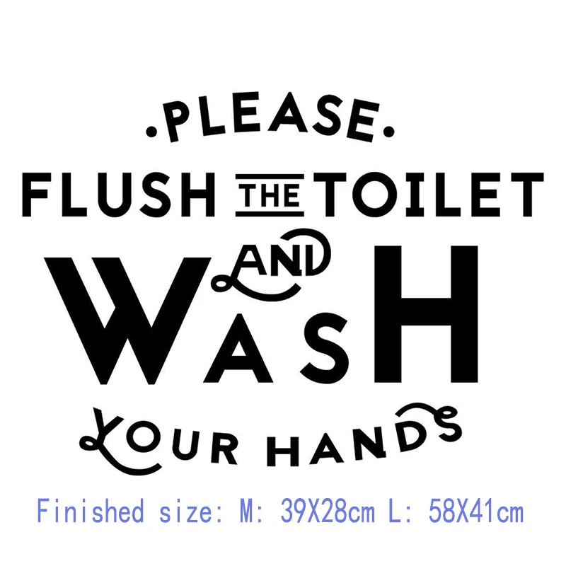 Flush Toilet Sign For Kids