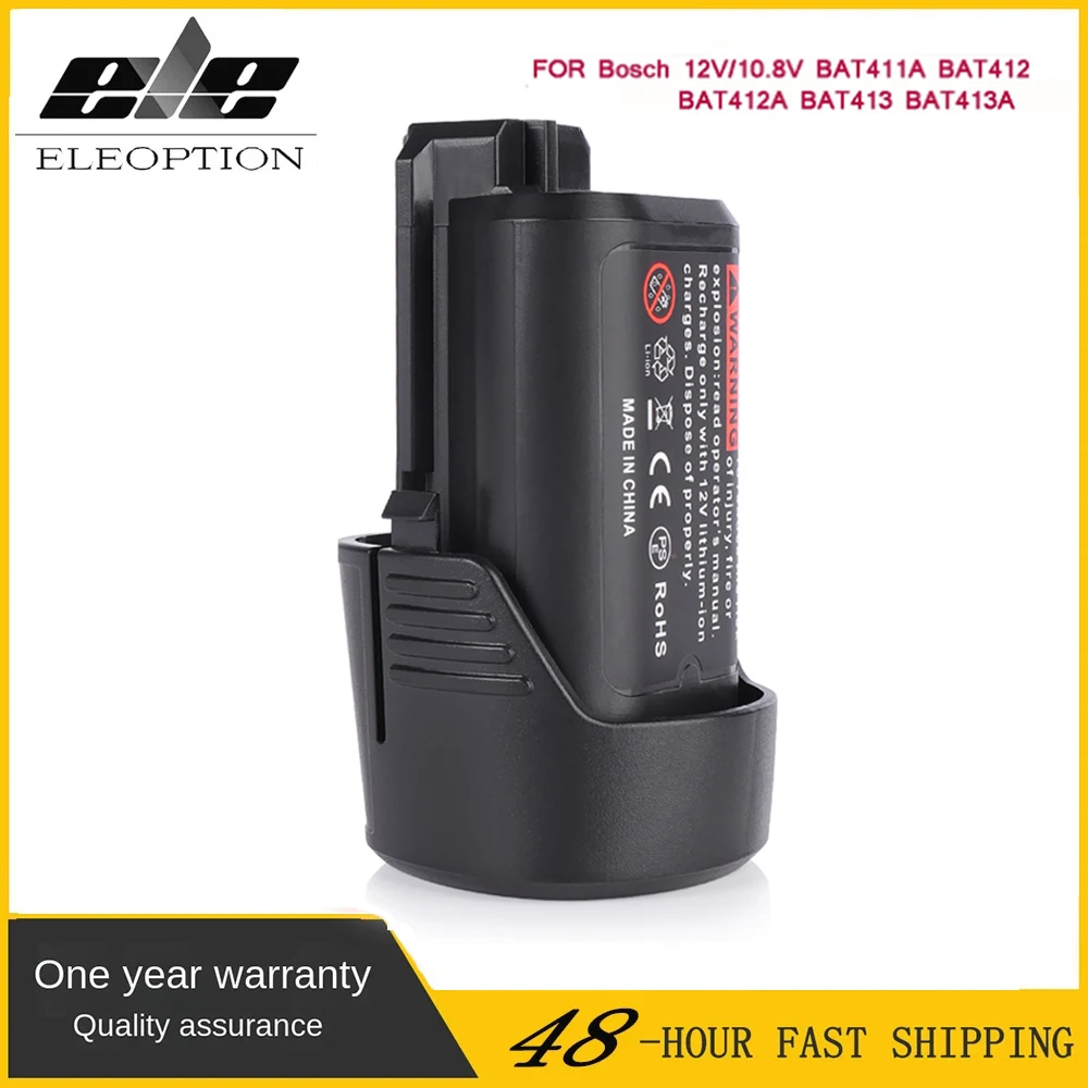 12V/10.8V 4000mAh for Bosch BAT411 Battery Lithium Ion recharged ...