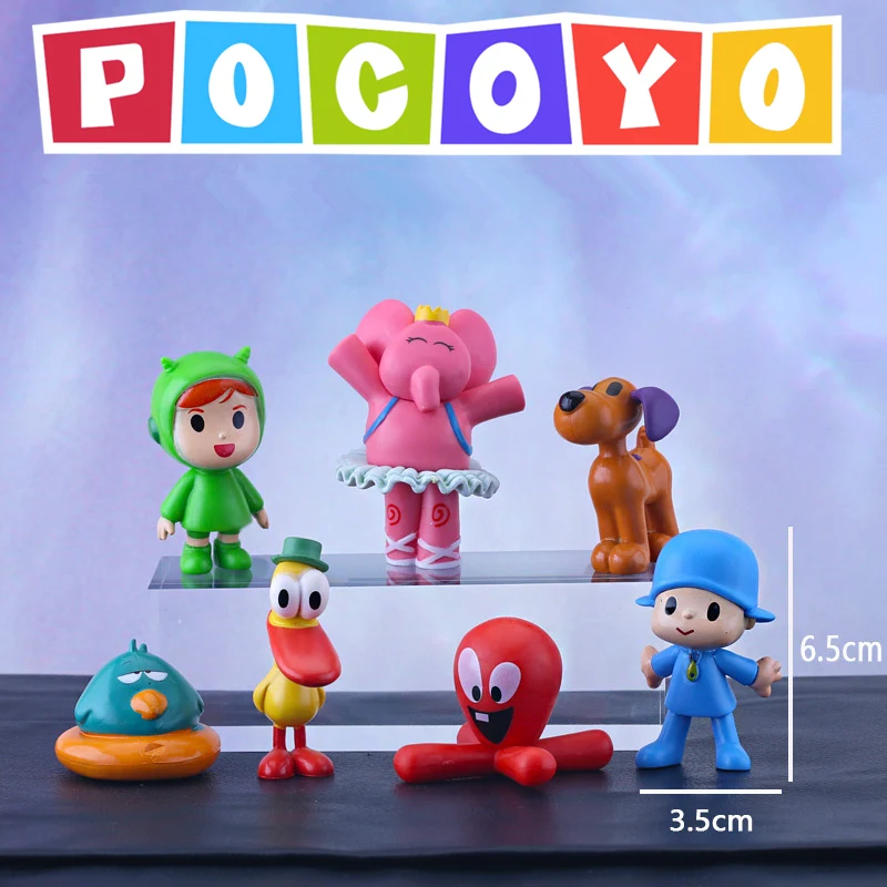 POCOYO-Doll-Ornament-Cartoon-Elly-PATO-LOULA-Creative-PVC-Model-Figure ...