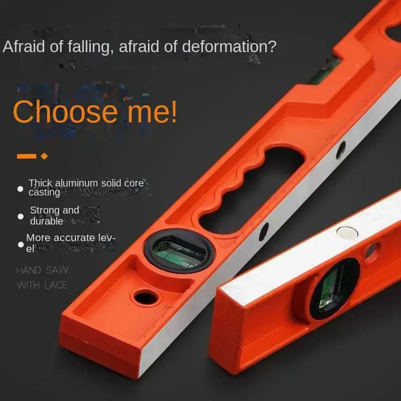 Strong-Magnetic-Cast-Aluminum-Solid-Level-Ruler-Household-Aluminum ...