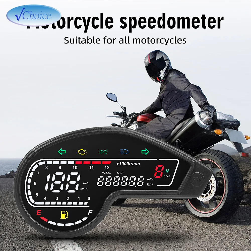 Dropshipping Copilot - 12V Motorcycle Speedometer Multifunctional LED ...