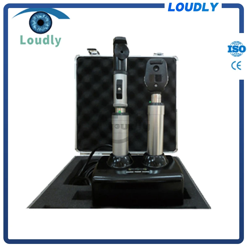 100% New Loudly Brand Optical Rechargeable Ophthalmoscope And Retinoscope Set Yz-24b+yz-11d ...