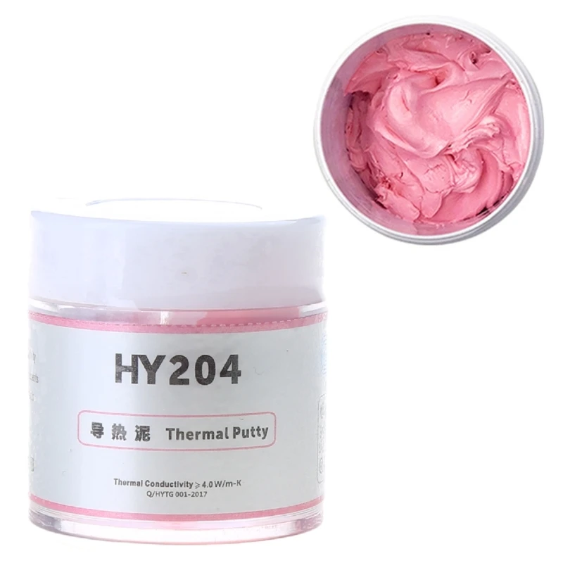 HY234-4-0W-Pink-Thermal-Grease-Paste-Shape-Formable-Heatsink-Thermal ...