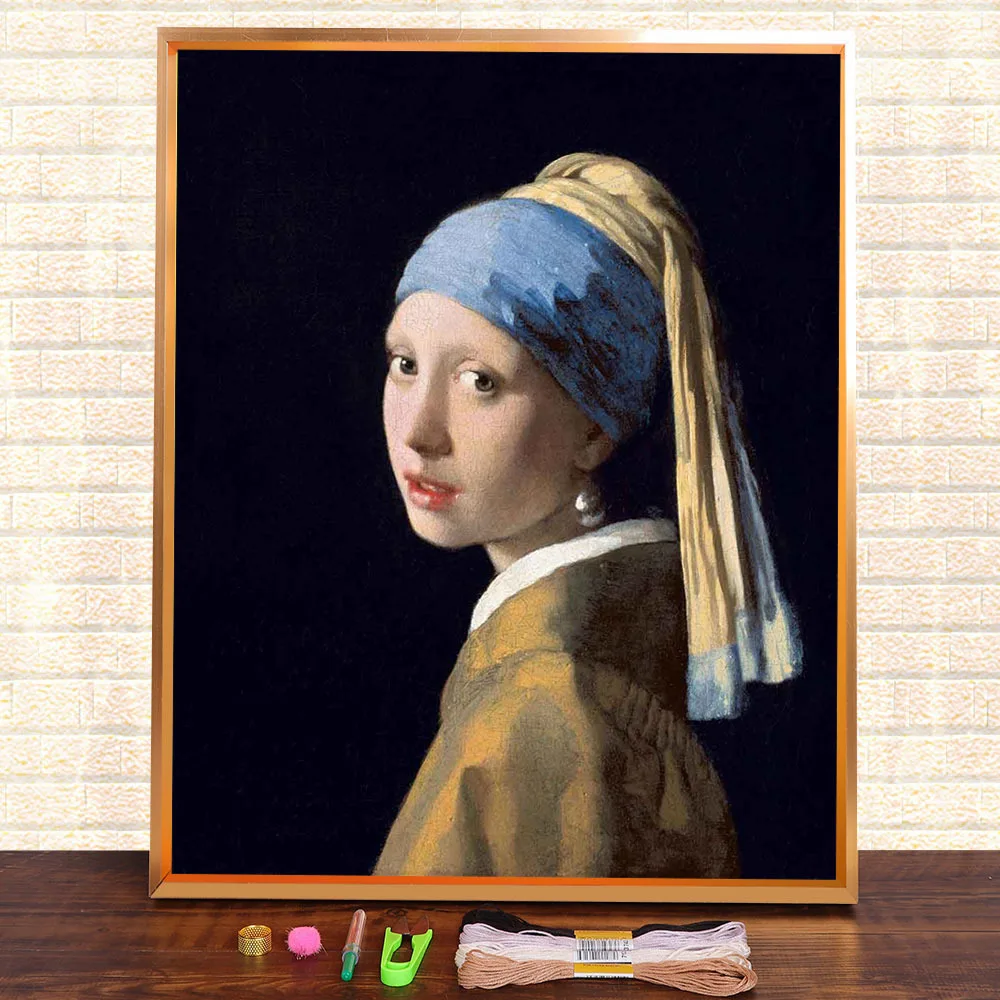 Van-Gogh-Painting-Printed-Fabric-11CT-Cross-Stitch-Patterns-DIY ...