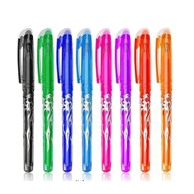 0.7mm Erasable Pen Suitable Refills Colorful 8 Color Creative kawaii ...