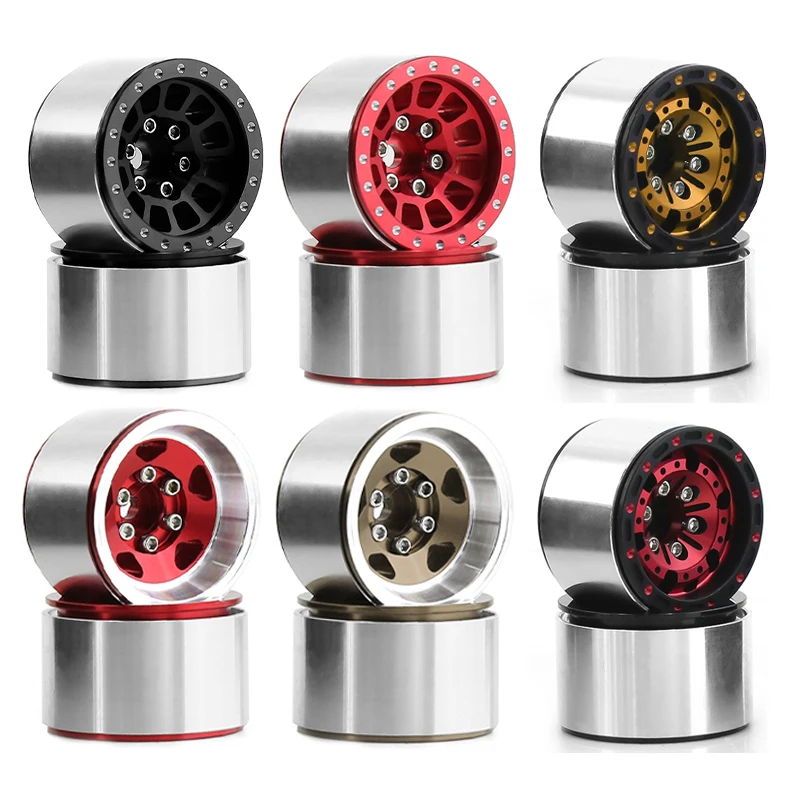 4PCS-TRX4M-1-Inch-Metal-Wheels-Upgrade-Hub-Rim-for-1-18-RC-Crawler-Car ...