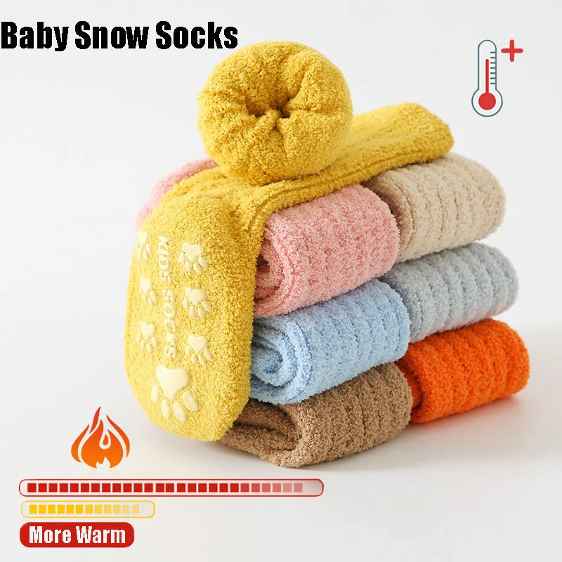 Children's Socks Super Warm Baby Snow Socks For Boys Girls Xmas Gifts ...