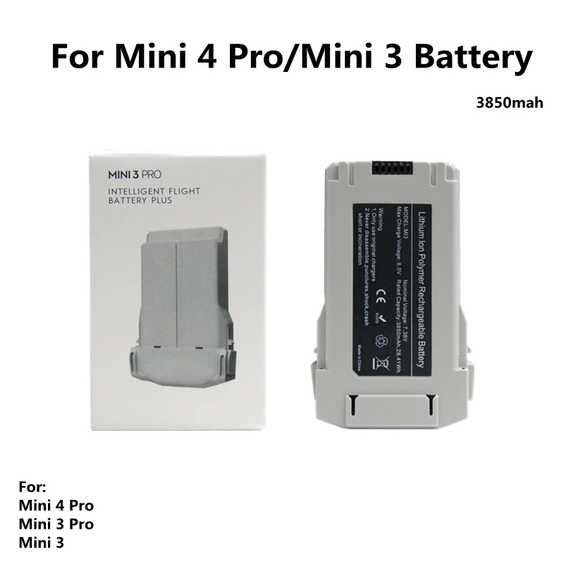 For-Mini-4-Pro-Battery-Mini-3-Pro-Battery-Plus-3850mah-Flight-Time-47 ...