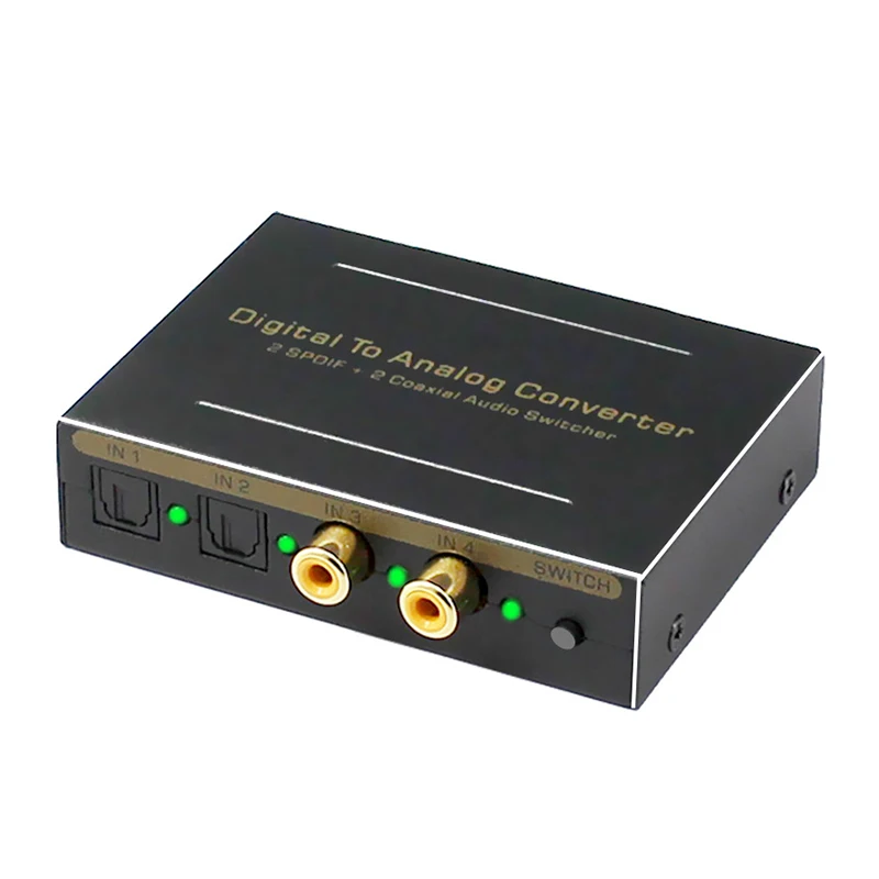 Interruptor-de-Audio-Digital-de-4-puertos-salida-4-en-1-doble-SPDIF ...