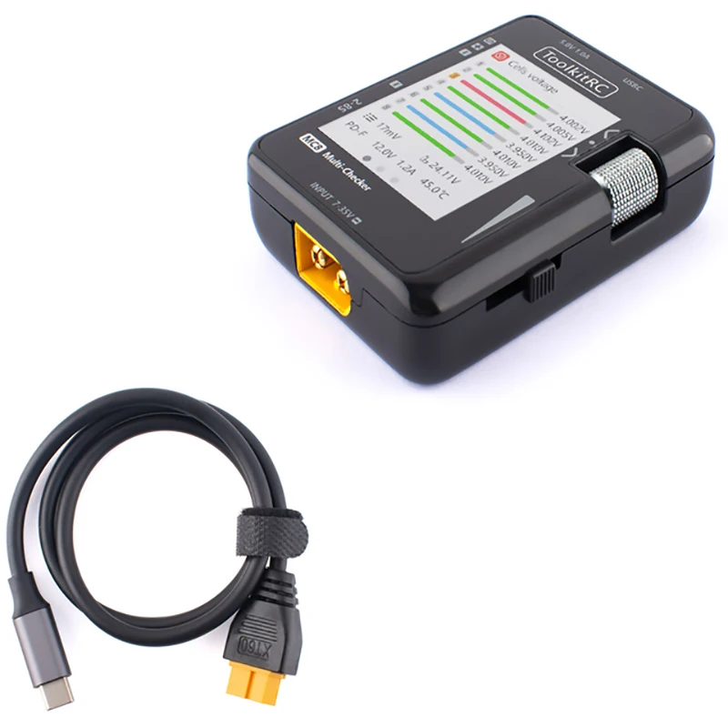 ToolkitRC-MC8-Mini-Size-Cell-checker-32-Bit-Battery-Multi-Checker-PWM ...