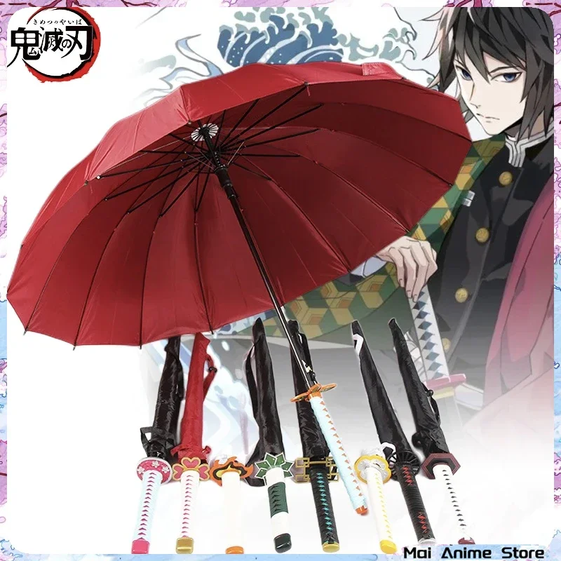 Demon-Slayer-Katana-Anime-Umbrellas-Giyuu-Animation-Products-Parasol ...