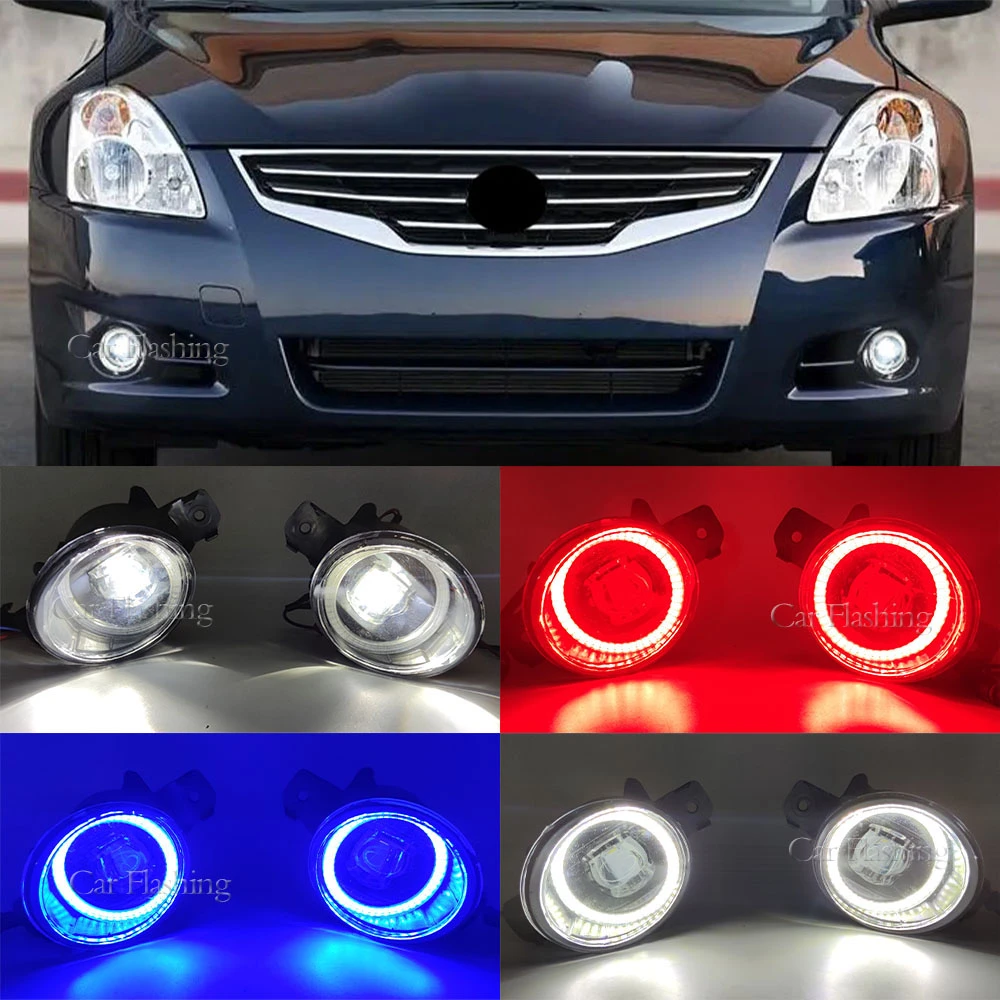 2PCS For Nissan Primera WP12 P12 2002 2015 Car LED Lamp Fog Light Angel ...