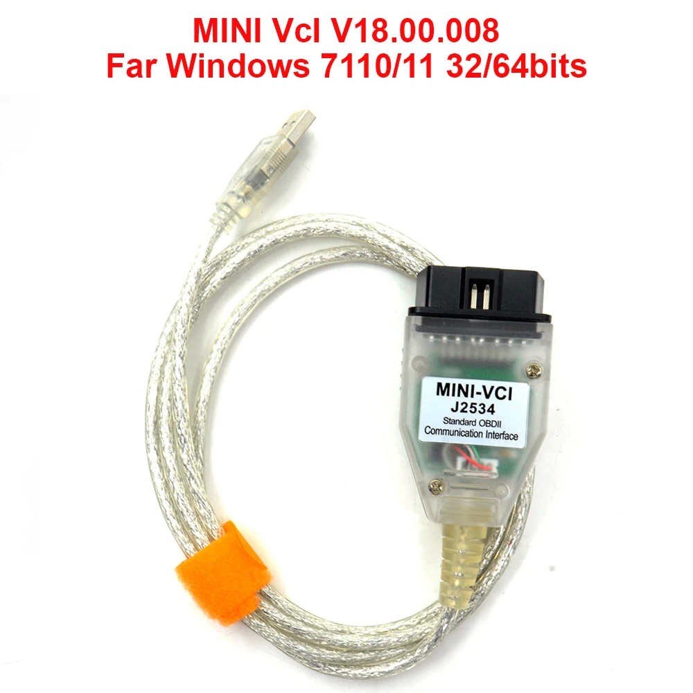 2024 Mini Vci For Toyota TIS Techstream V18.00.008 FTDI FT232RL OBD2 ...