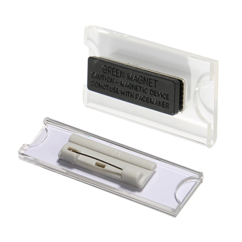 10pcs-Employee-Name-Acrylic-Card-Magnet-Safety-Magnetic-Fasteners-Id ...