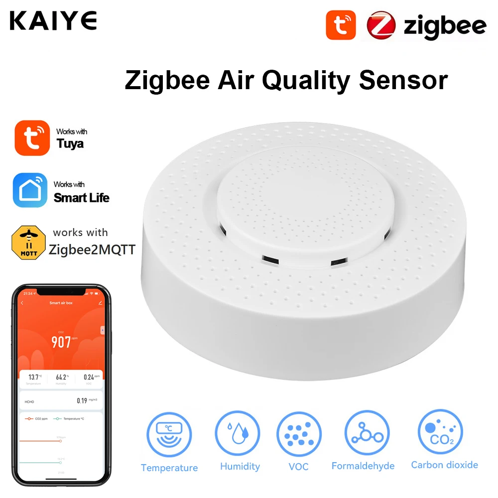 Tuya-Zigbee-Air-Quality-Sensor-Monitor-Meter-Co2-Carbon-Dioxide-Sensor-Smart-Air-Box-VOC ...