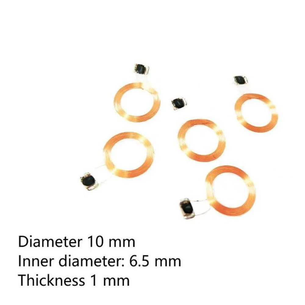10pcs/lot 125Khz 10/15mm Diameter T5577 Writable RFID Read Only Coin ...