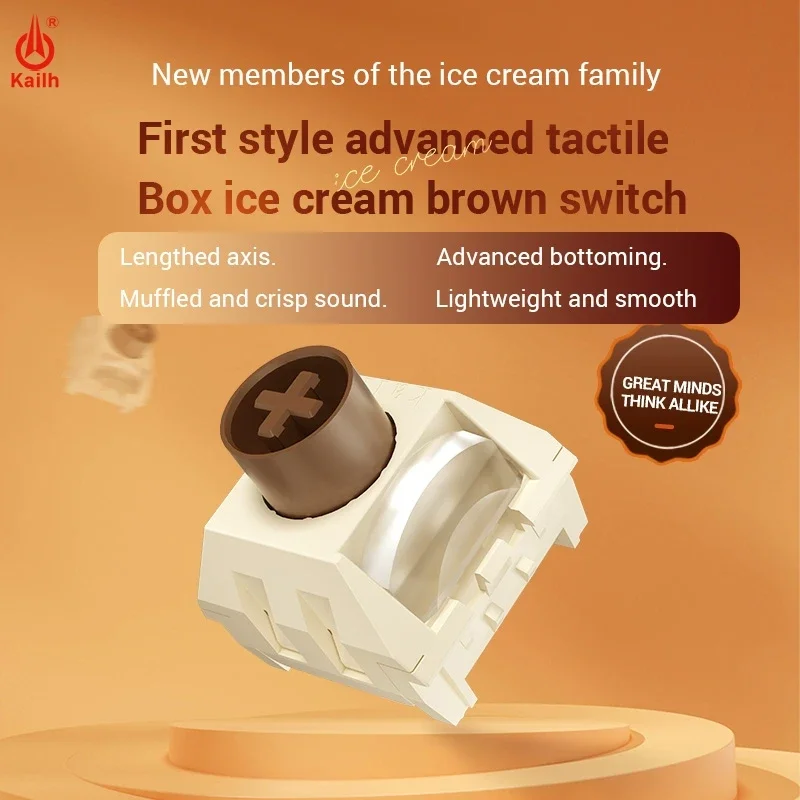 Kailh-BOX-Ice-Cream-Brown-Switch-Pro-Advanced-Tactile-5pins-RGB-SMD-37g ...