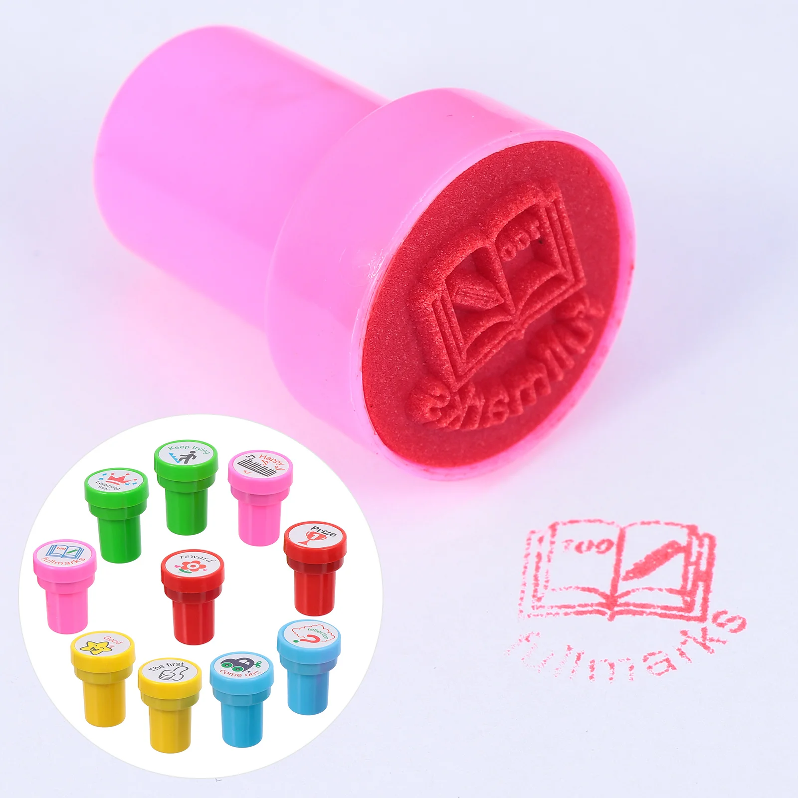 Stamp Kids Teacher Reward Stamps Stampers Ink Stationery School Set ...