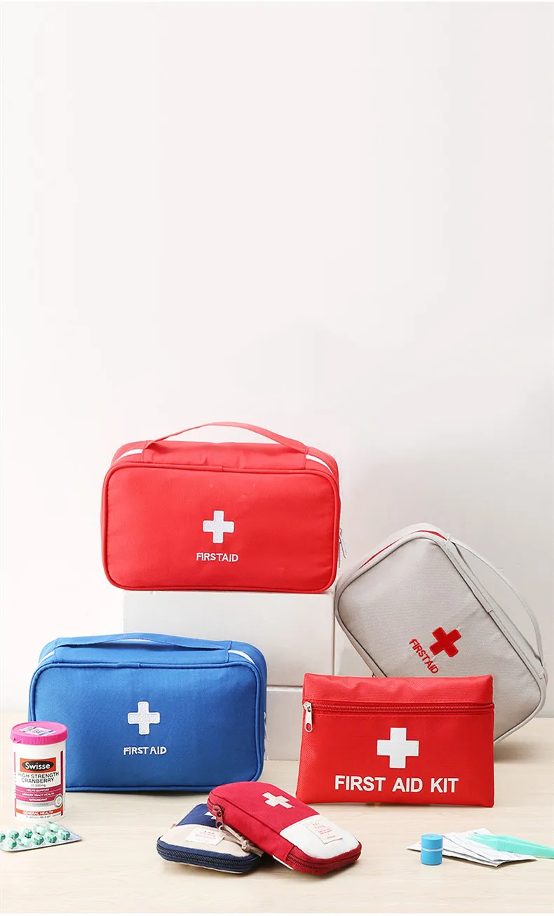 Trousse de secours,Kit médical de premiers secours Portable,Mini sac de rangement de médicaments ...