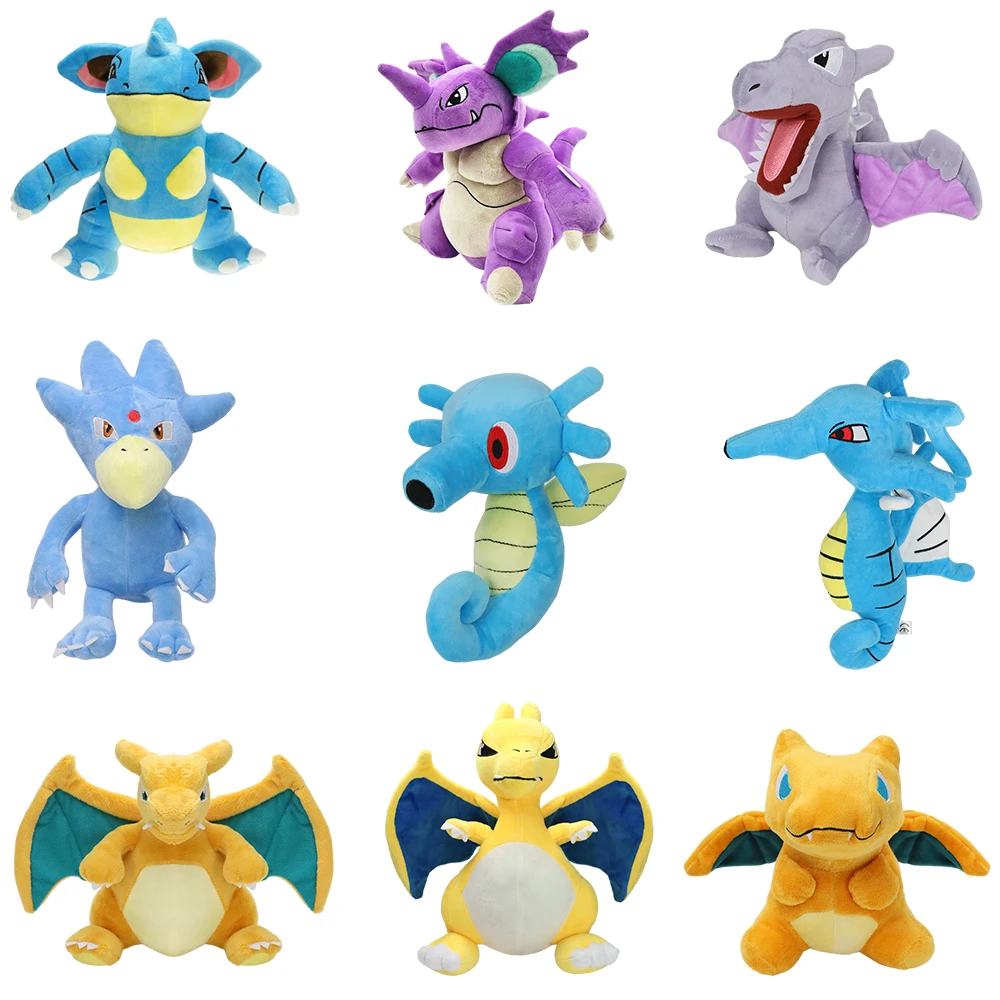 Nidoking-Nidoqueen-Pokemon-Plush-Toy-Charizard-Aerodactyl-Horsea ...