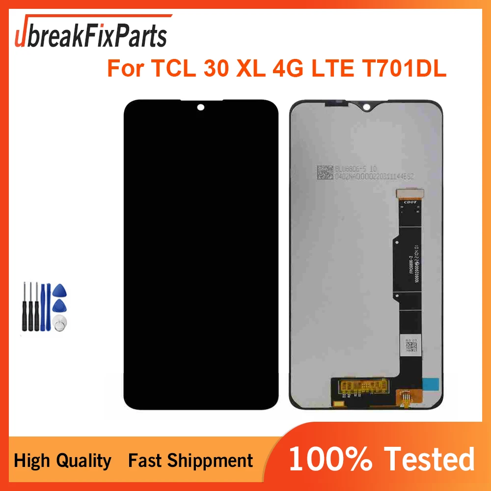 For TCL 30 XL 4G LTE T701DL / 30 XL T671G LCD Display Touch Screen ...