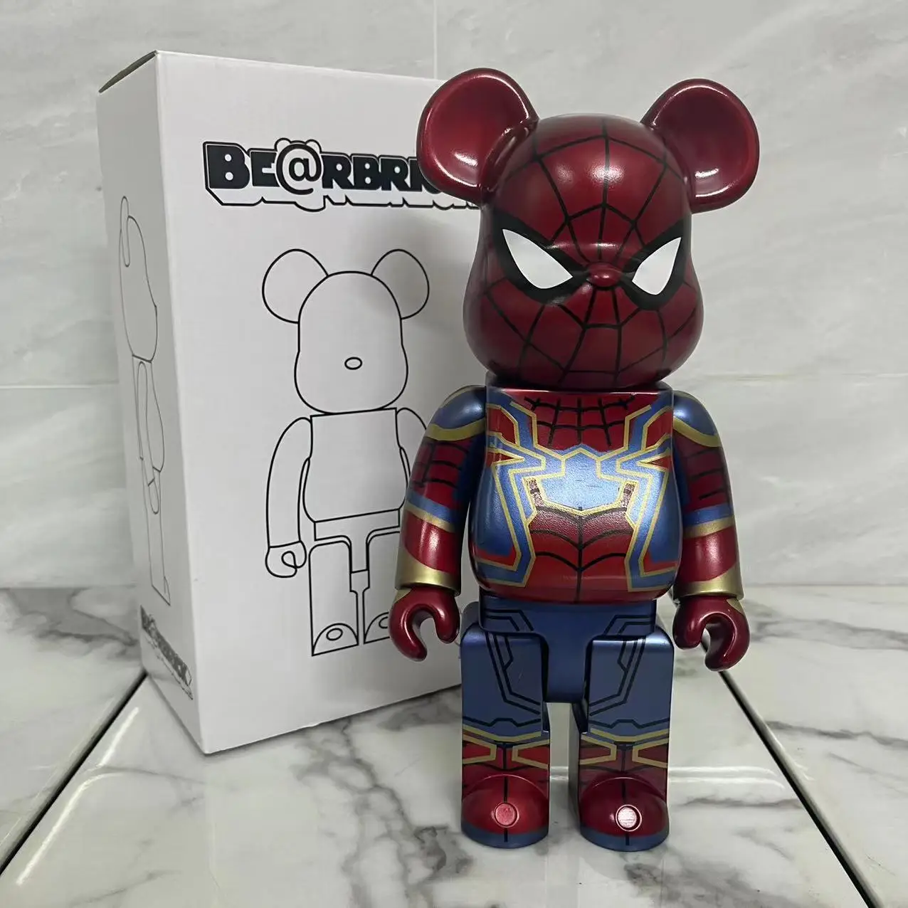 Bearbrick-estatua-de-Stitch-de-PVC-escultura-de-ladrillo-de-oso-de ...