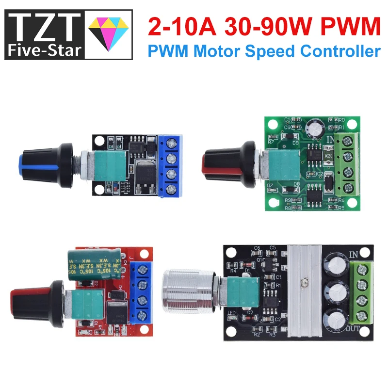 DIY Electronics Motor Driver Low Voltage DC PWM Motor Speed Controller ...