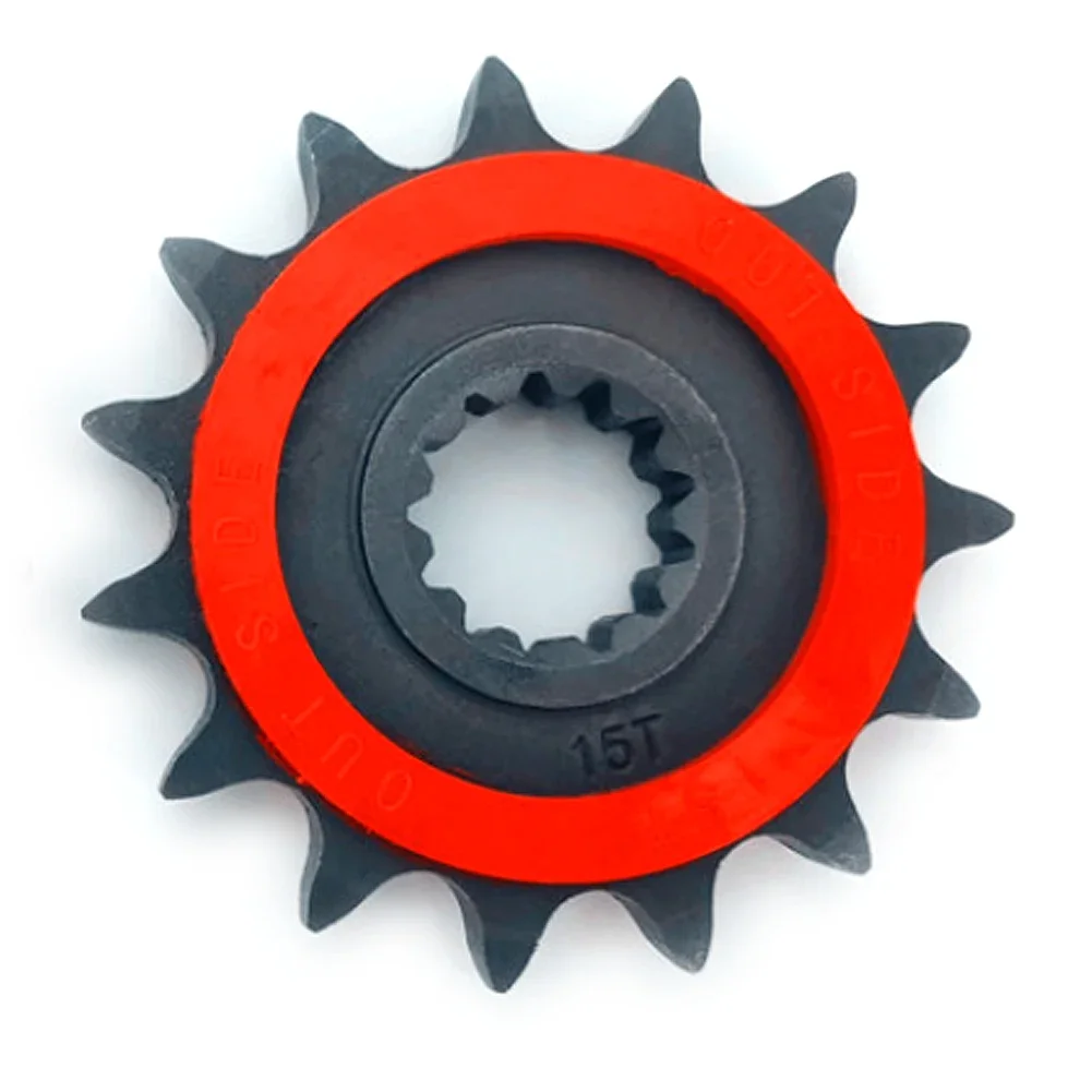 15T Silent Durable Motorcycle Front Sprocket Chain Wheel Fly Wheel ...