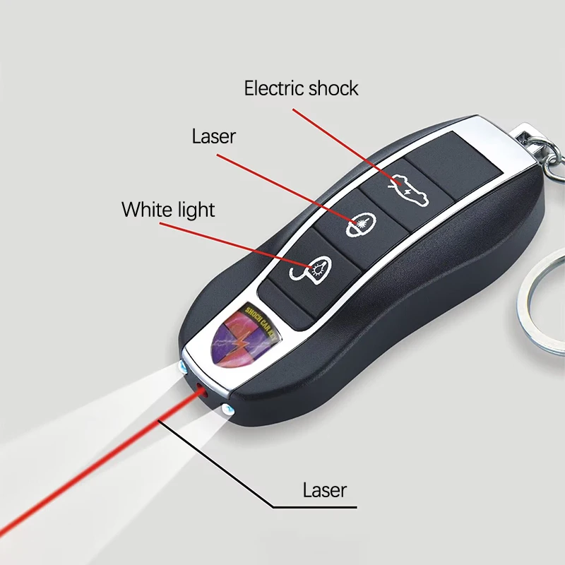 Innovative-Electric-Shock-Prank-Toy-Keychain-Man-Simulated-Car-Key ...