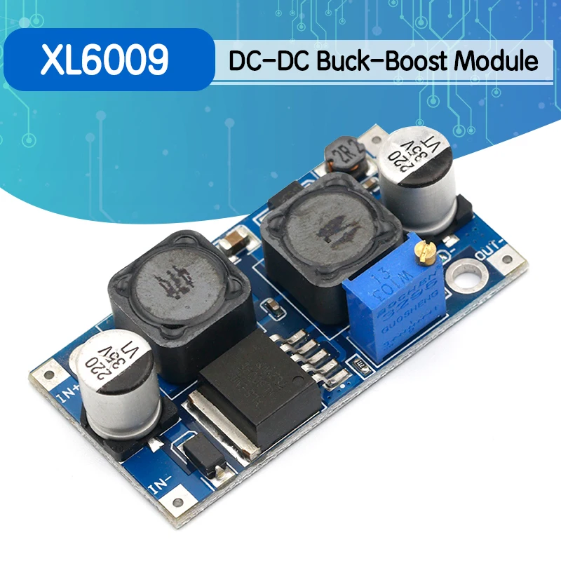 Boost Buck Dc-dc Adjustable Step Up Down Converter Xl6009 Module Solar ...