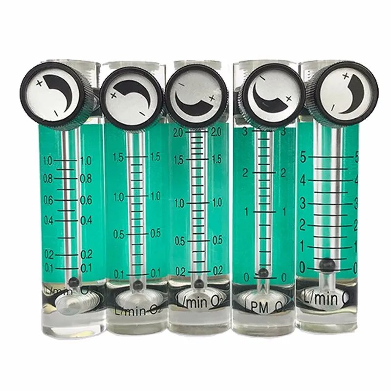 Air Oxygen Gas Flow Meter Flowmeter Caudalimetro Counter Flow Indicator ...