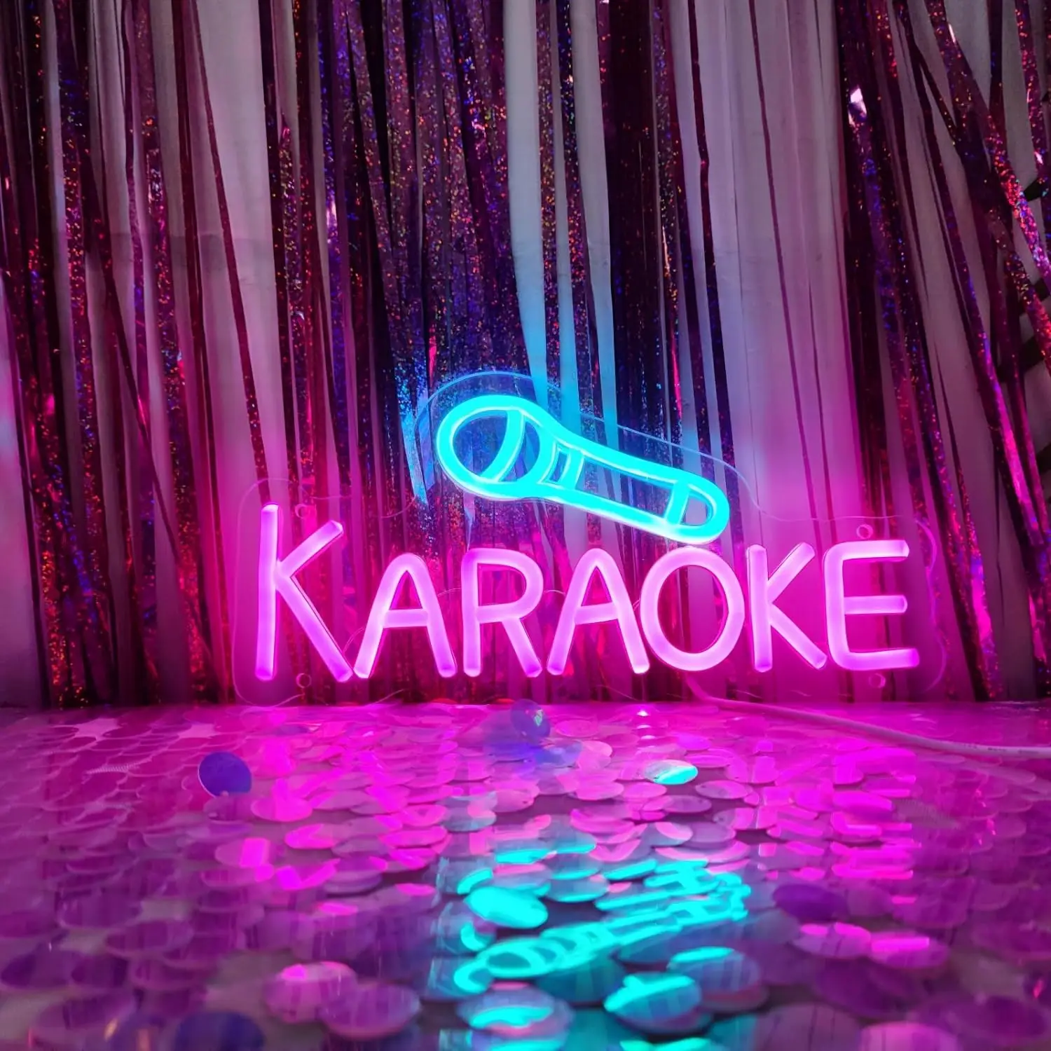 Karaoke-Neon-Signs-LED-Neon-Light-Sign-Light-Up-Neon-Signs-for-Wall ...