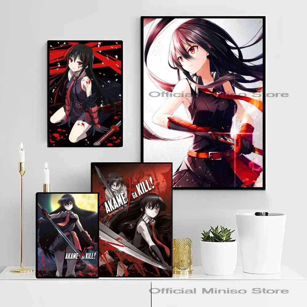 1pc Anime Akame Ga KILL! Poster Self-adhesive Art Waterproof Paper ...