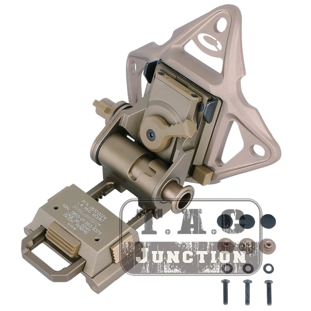 Tactical L4 G24 Breakaway MICH ACH Helmet NVG Mount for AN PVS15 PVS18 ...