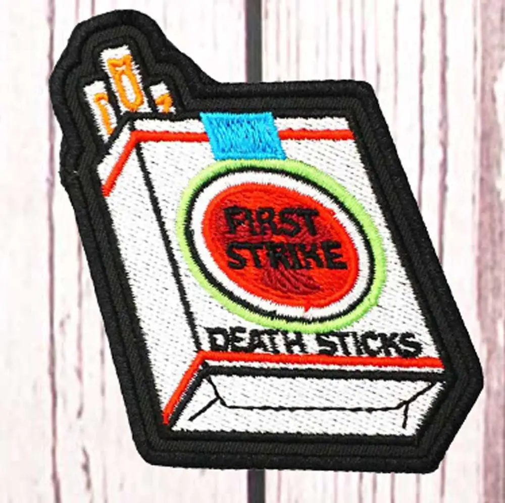 FIRST-STRIKE-DEATH-STICKS-browning-embroidery-patch-Hook-Loop-Sew-on ...