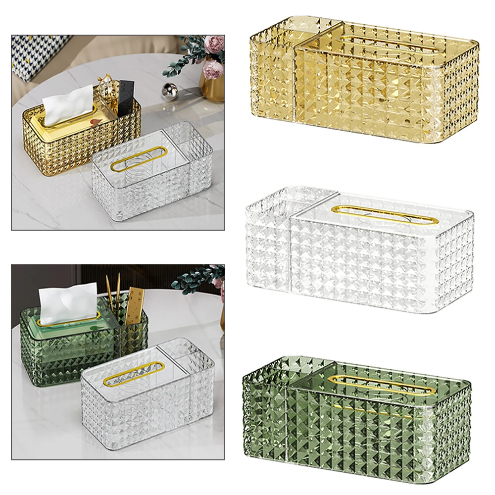 Tissue-Box-Holder-Luxury-For-Toilet-Home-Living-Room-Decoration-Desktop ...